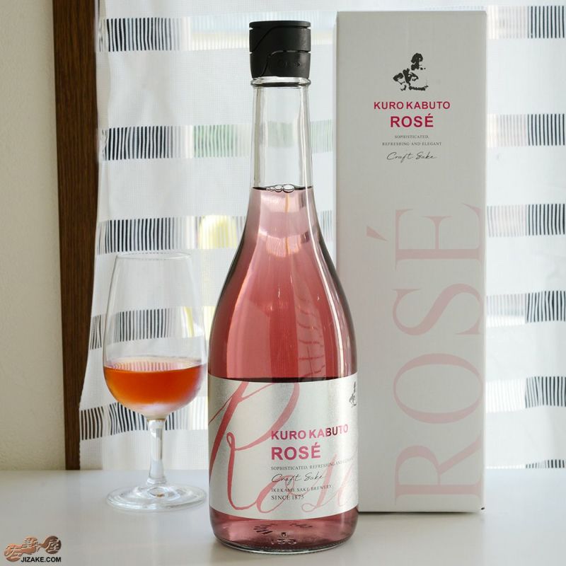 【箱入】池亀 Craft Sake(クラフトサケ) 黒兜 ROSE(ロゼ) 720ml | 日本酒専門店 佐野屋 JIZAKE.COM